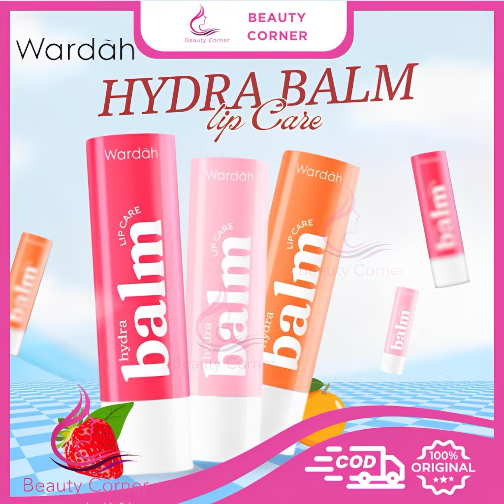 Jual WARDAH EVERYDAY FRUITY SHEER LIP BALM & HYDRABALM LIP CARE ...