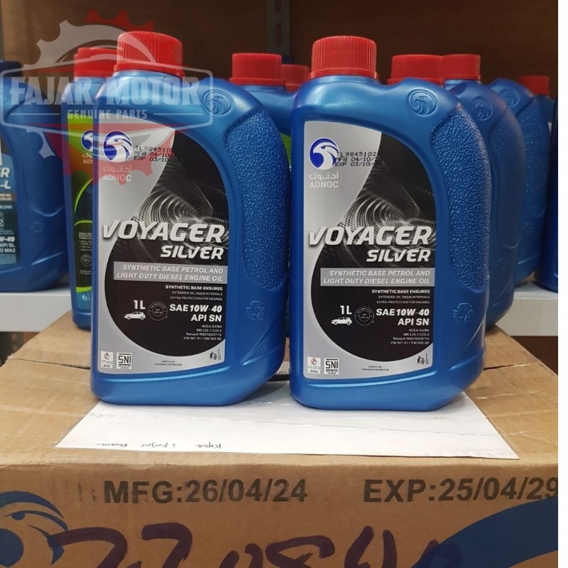 Jual OLI ADNOC VOYAGER SILVER 10W-40 1L | Shopee Indonesia