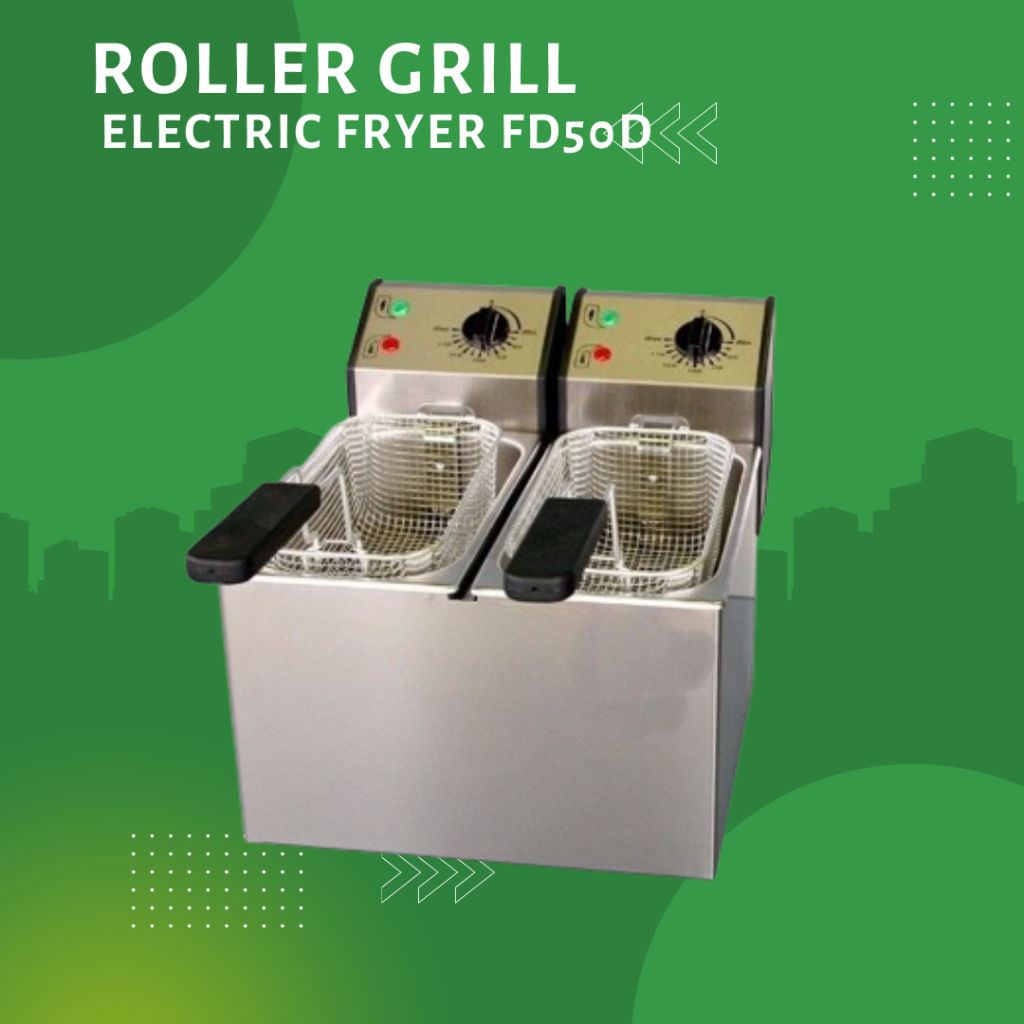 Jual Roller Grill Deep Fryer, Alat Penggoreng Listrik NEW | Shopee ...