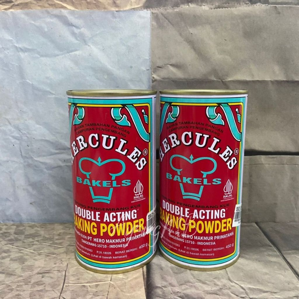 Jual DOUBLE ACTING BAKING POWDER HERCULES 450GR | Shopee Indonesia