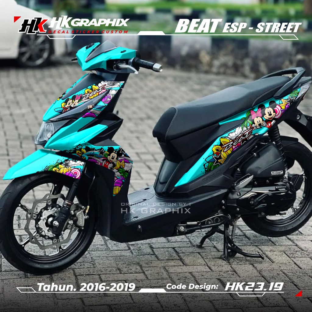 Jual COD Decal Sticker BEAT FI ESP STREET Full Body 2016 2017 2018 2019 ...
