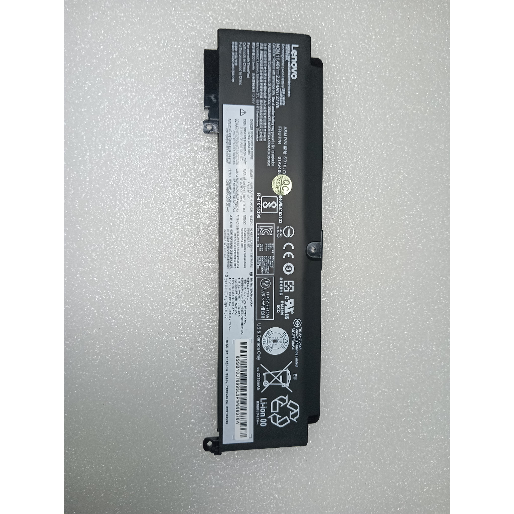 Jual Baterai Lenovo Thinkpad T460s T470s 00HW024 00HW025 01AV407 ...