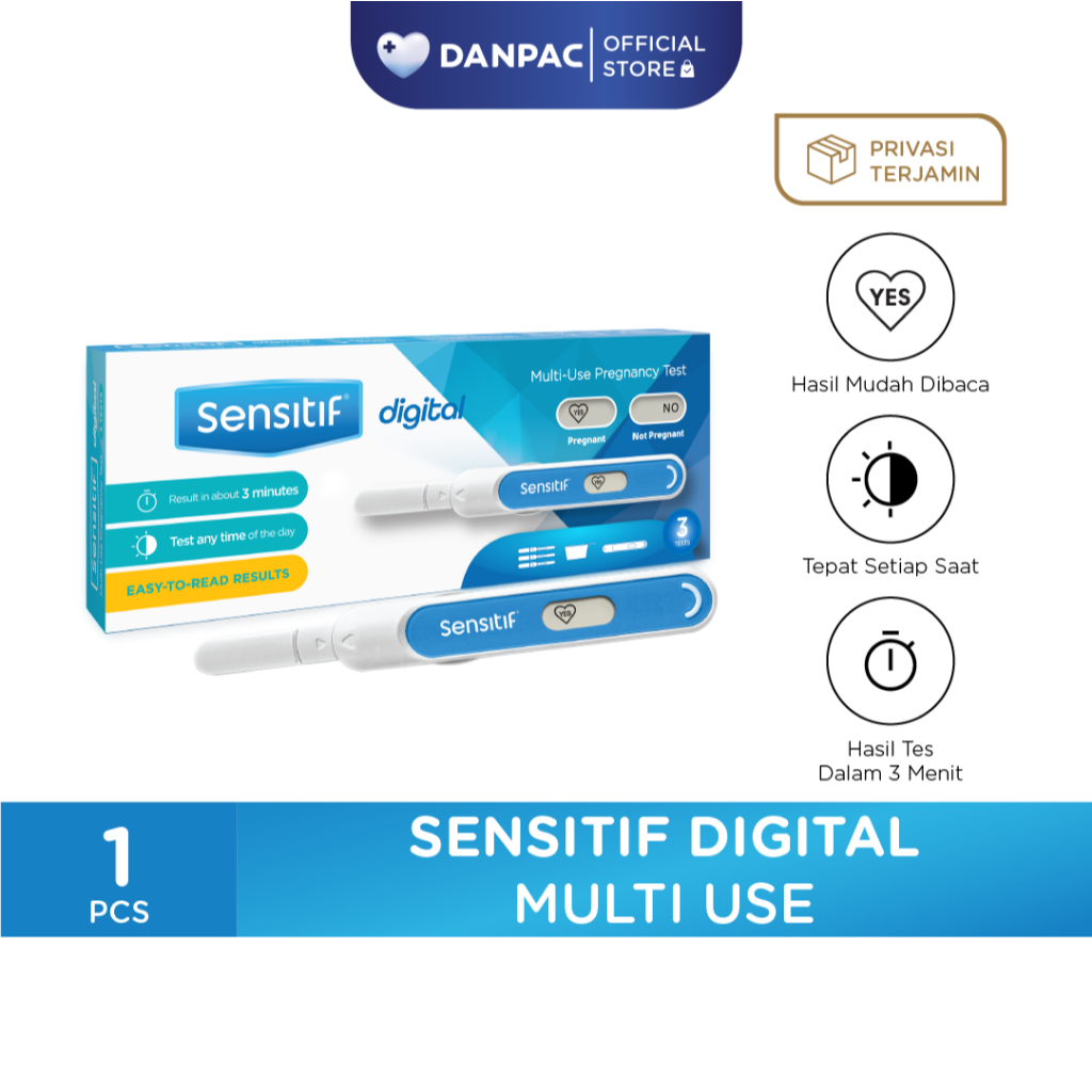 Jual Sensitif Digital Test Pack isi 1 Pcs / Alat Tes Kehamilan | Shopee ...