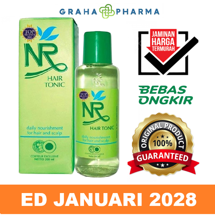 Jual NR HAIR TONIC 200ML - PERAWATAN RAMBUT | Shopee Indonesia
