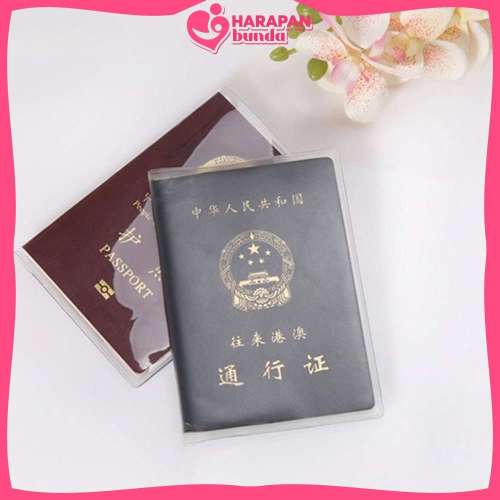 Jual Passport Cover Sampul Transparan Plastik Travelmate / Sampul ...