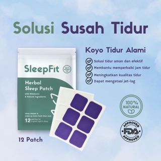 Jual SleepFit - Herbal Sleep Patch - Melatonin - 12 Patch / Sachet ...