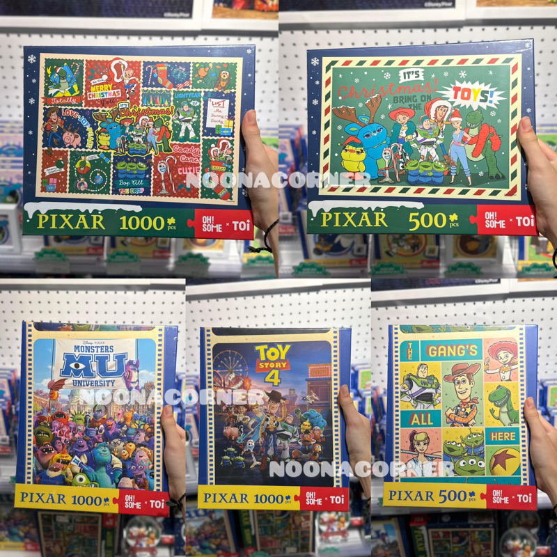 Jual KKV x Toi ‼️ Puzzle 500 pcs & 1000 pcs Disney Pixar Christmas ...