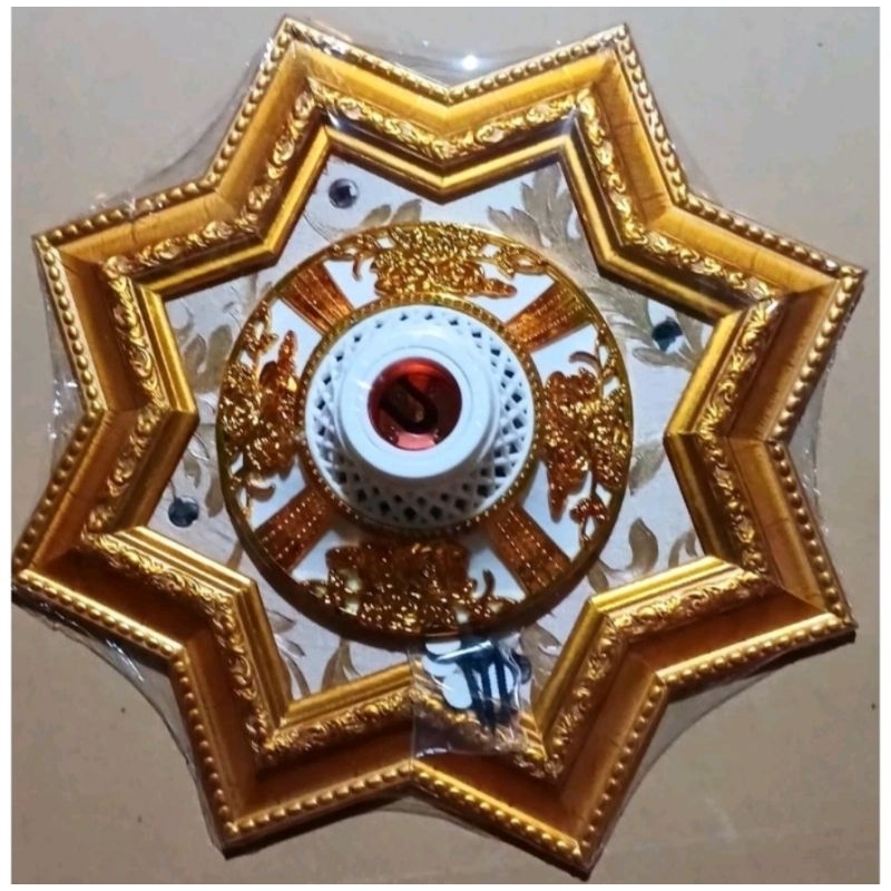 Jual ornamen fitting lampu PVC /ornamen fitting lampu ornamen plafon ...