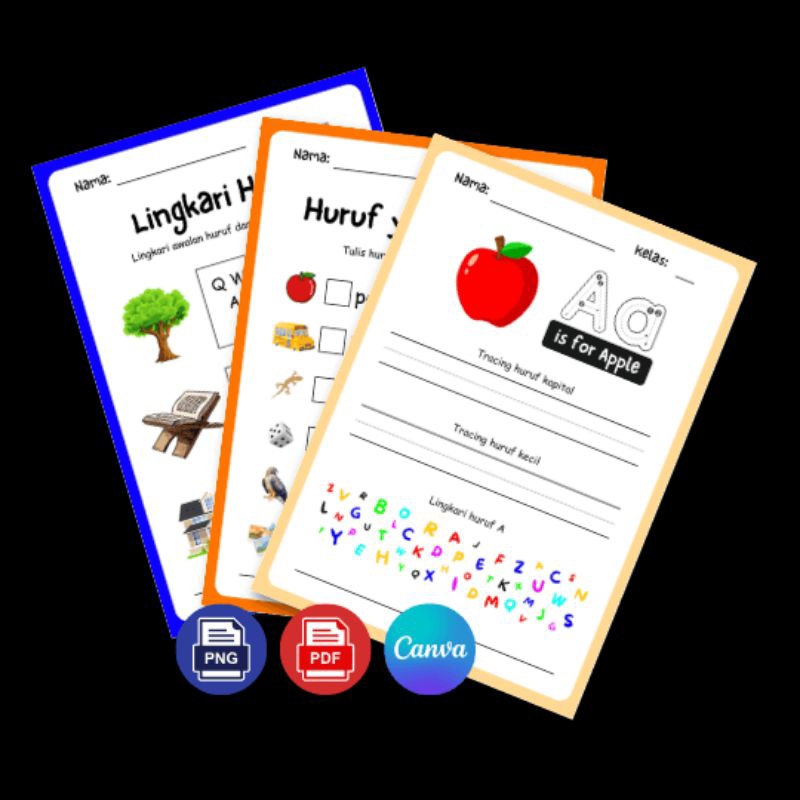 Jual Printable Worksheet Seri Alfabet | Shopee Indonesia