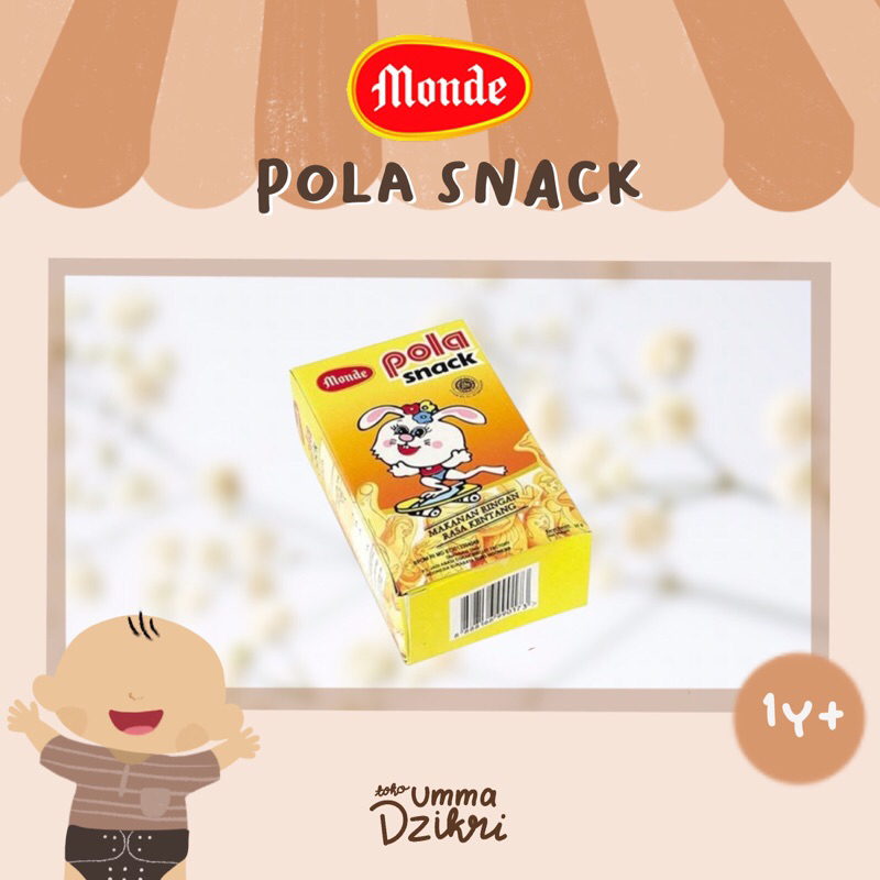 Jual MONDE - POLA Snack Cemilan / Biskuit Bayi Anak Rasa Kentang HALAL ...