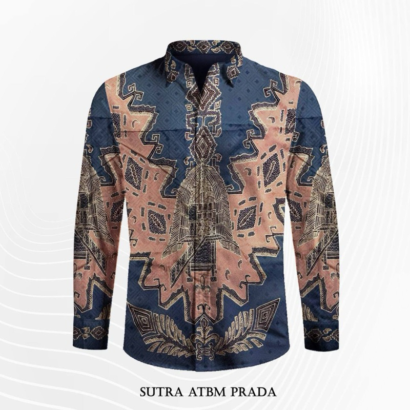Jual bahan kemeja batik tulis sutra atbm prada M865 | Shopee Indonesia