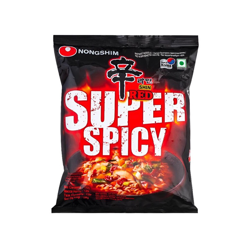 Jual Nongshim Shin Red Super Spicy Noodles 120g | Shopee Indonesia