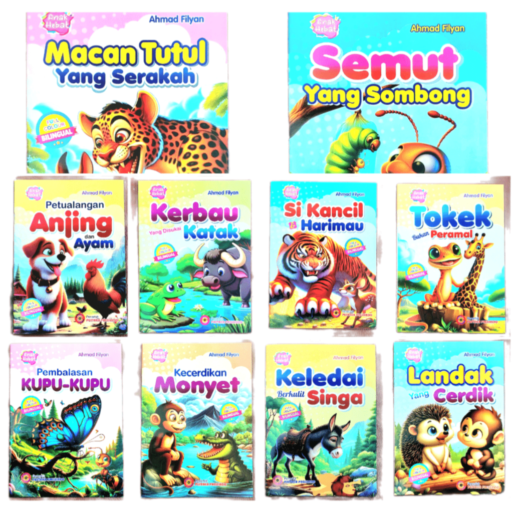 Jual 10 Buku Cerita Anak Seri Kisah Fabel Inspiratif Dunia Binatang ...