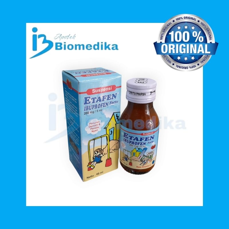 Jual Etafen Forte Sirup Penurun Demam dan Peredan Nyeri Anak 60 ml ...