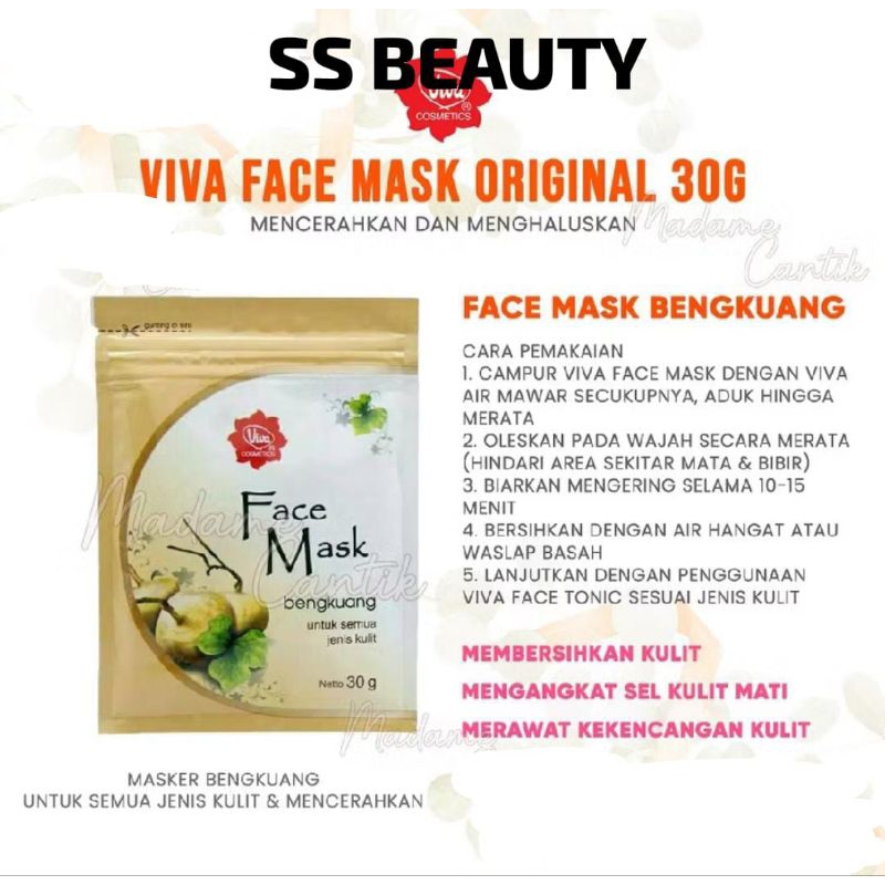 Jual Viva Face Mask 30 gr Masker Wajah SACHET | Shopee Indonesia