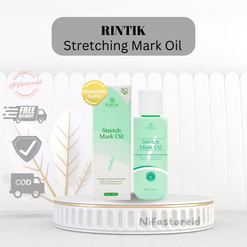 Jual Rintik Skincare Stretch Mark Oil - Pudarkan Stretchmark Selulit ...