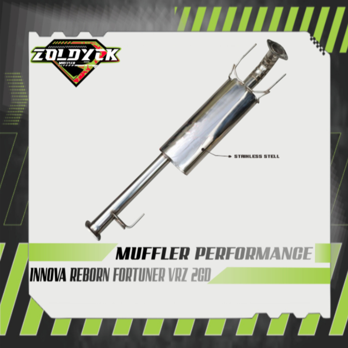Jual MUFFLER PERFORMANCE INNOVA REBORN / FORTUNER VRZ 2GD DIESEL ...
