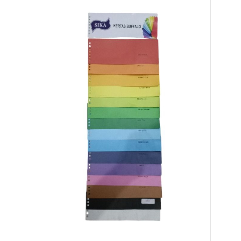 Jual kertas buffalo F4 sika / cover buffalo folio / kertas cover ...