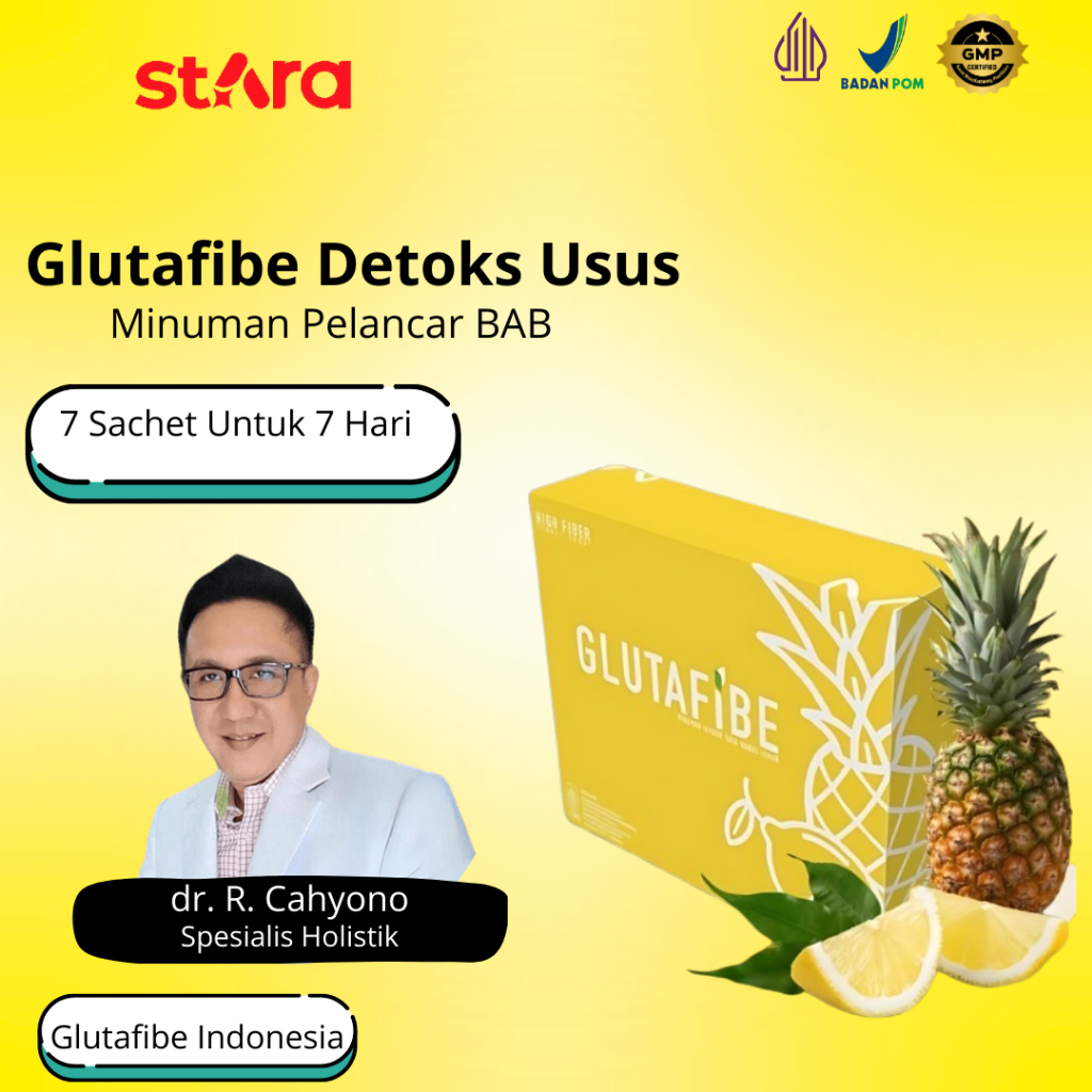 Jual Glutafibe dr Cahyo, Minuman Detox Usus, Direkomendasikan DokCay | Shopee Indonesia