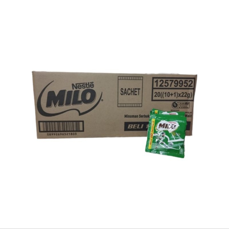 Jual Nestle Milo ActivGo Minuman Serbuk Cokelat (1 dus/20 renceng ...