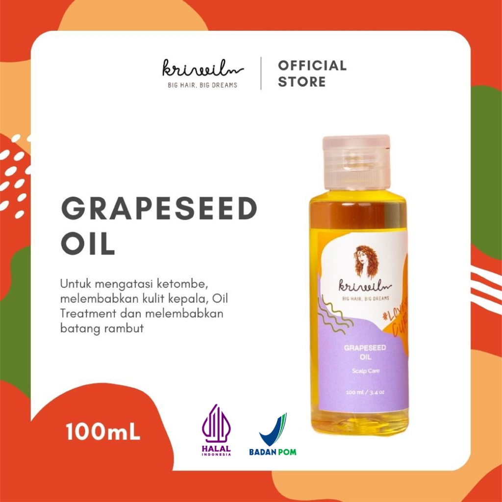 Jual Kriwil Grapeseed Oil - Scalp Care | Shopee Indonesia