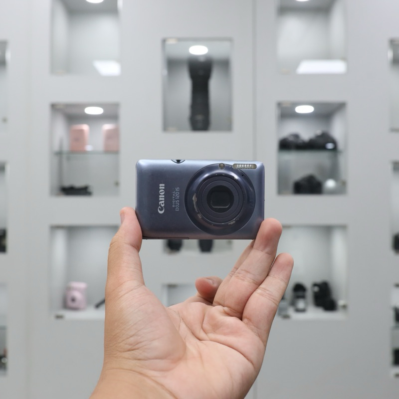 Jual Digicam Canon IXUS 120 IS Blue Murah | Shopee Indonesia