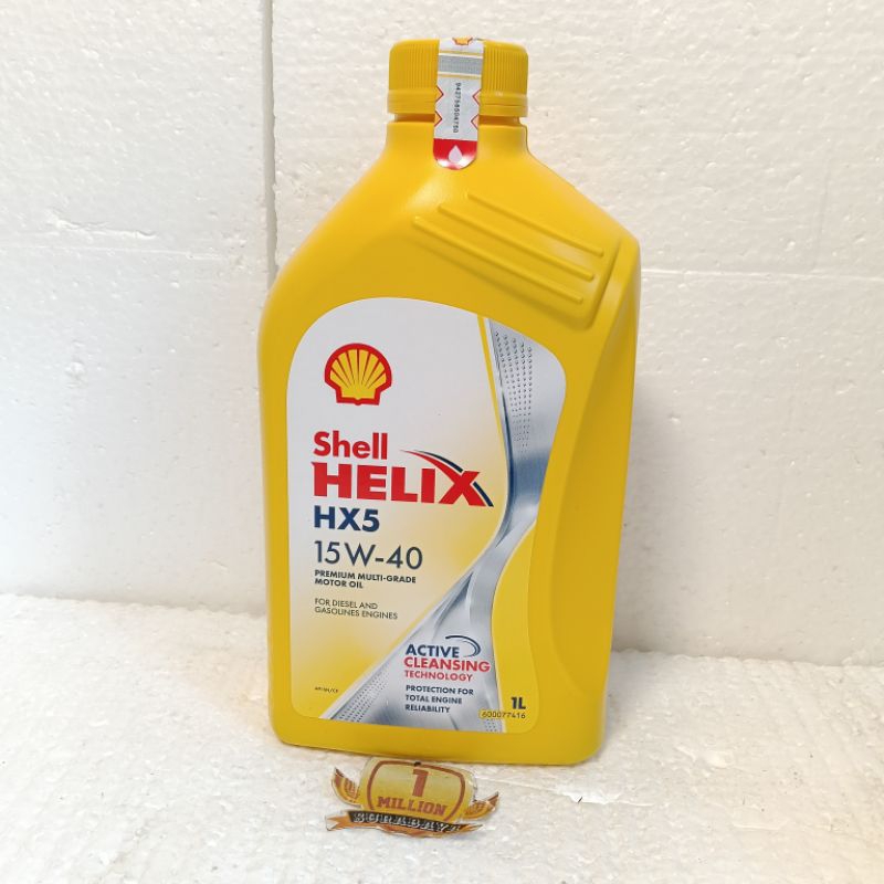 Jual Shell HELIX HX5 15W-40 PREMIUM MULTI-GRADE MOTOR OIL FOR DIESEL ...
