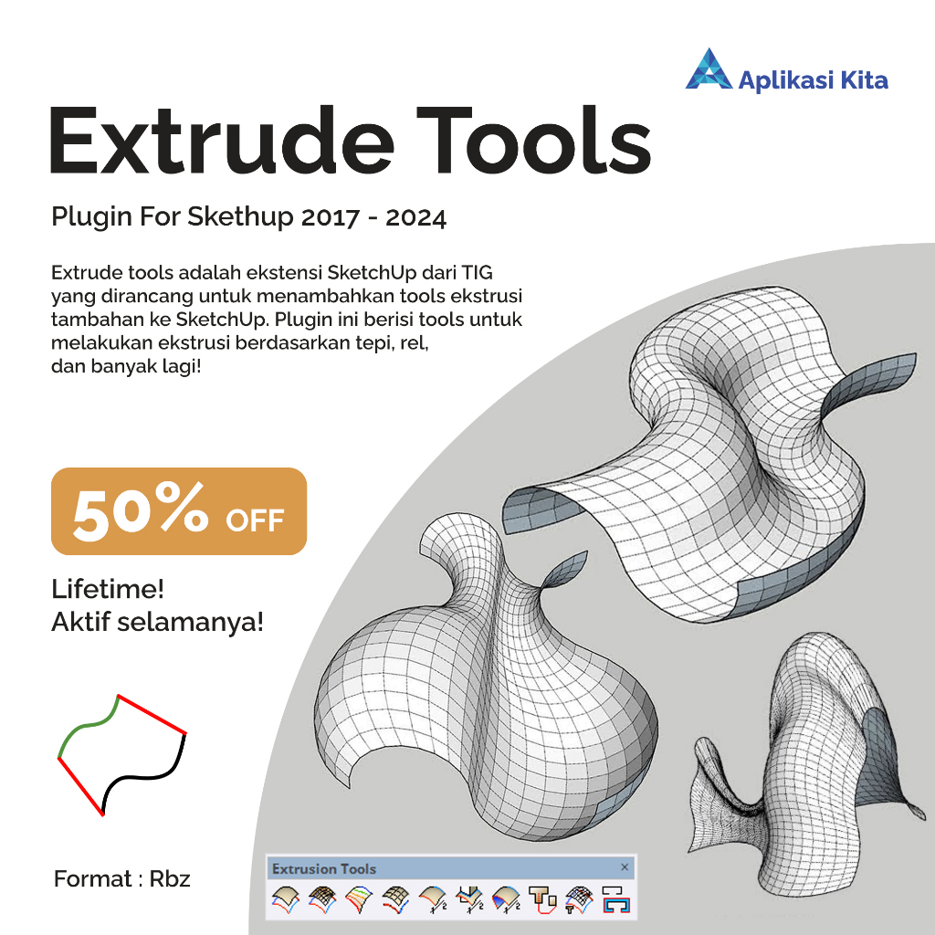 Jual Extrude Tools for SketchUp - For Windows | Shopee Indonesia