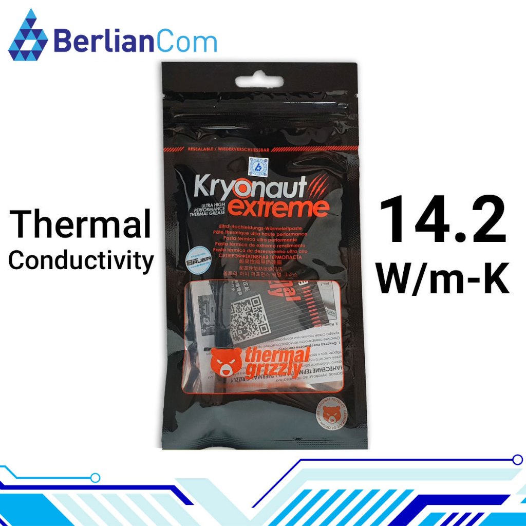 Jual THERMAL GRIZZLY Kryonaut EXTREME Thermal Paste 2 Gram | Shopee ...
