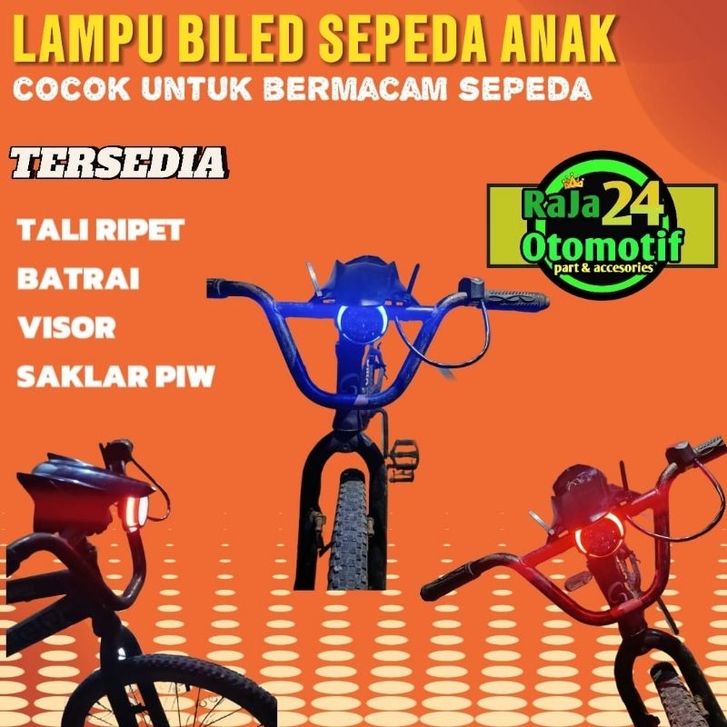 Jual Lampu Biled Sepeda Anak visor | Shopee Indonesia