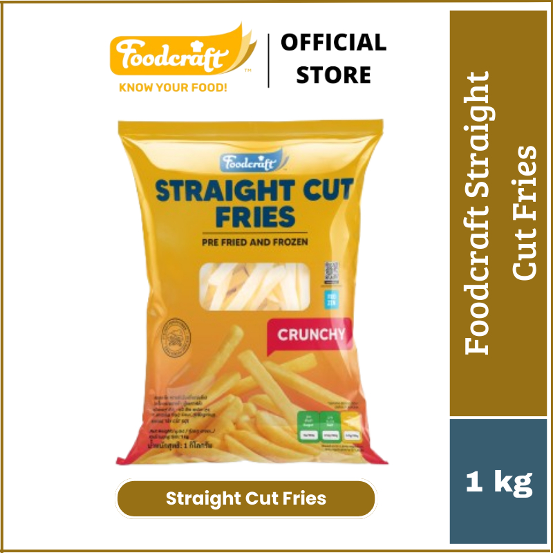 Jual Foodcraft Kentang Frozen French Fries Straight Cut Fries Classic Pre Fried Kentang Goreng ...