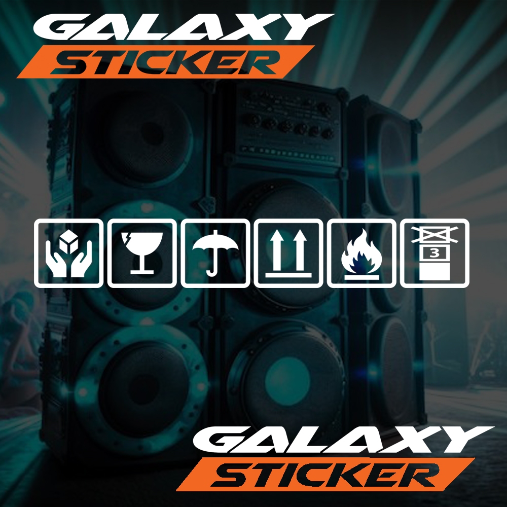 Jual cutting sticker symbol box packing fragile lima kotak tanda.stiker ...