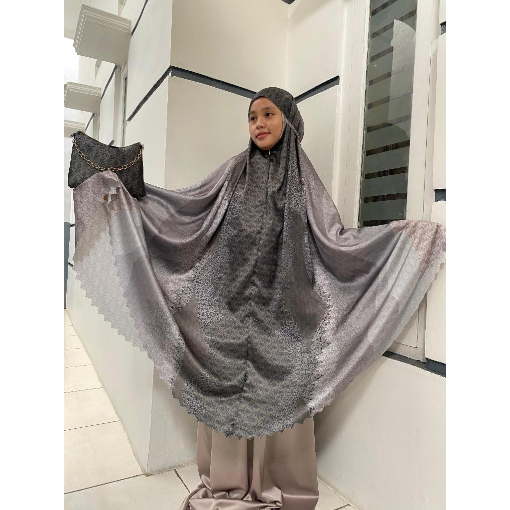 Jual Mukena Dewasa 2in1 Armani Silk Gradasi Premium | Shopee Indonesia