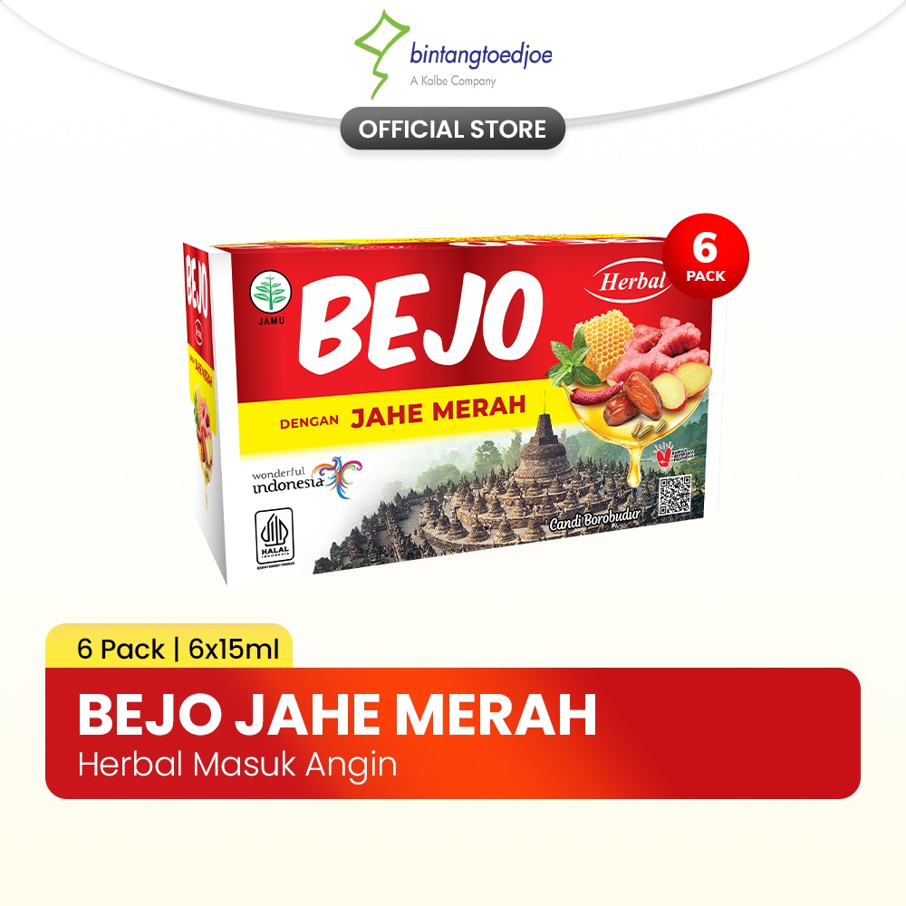Jual Bejo Jahe Merah Sachet 6 Pack (36 Sachet) | Shopee Indonesia