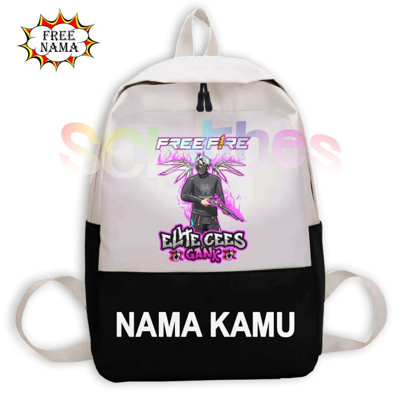 Jual Tas FF SG Rapper Api Elite Cees Gank Tas Ransel Anak Sekolah ...
