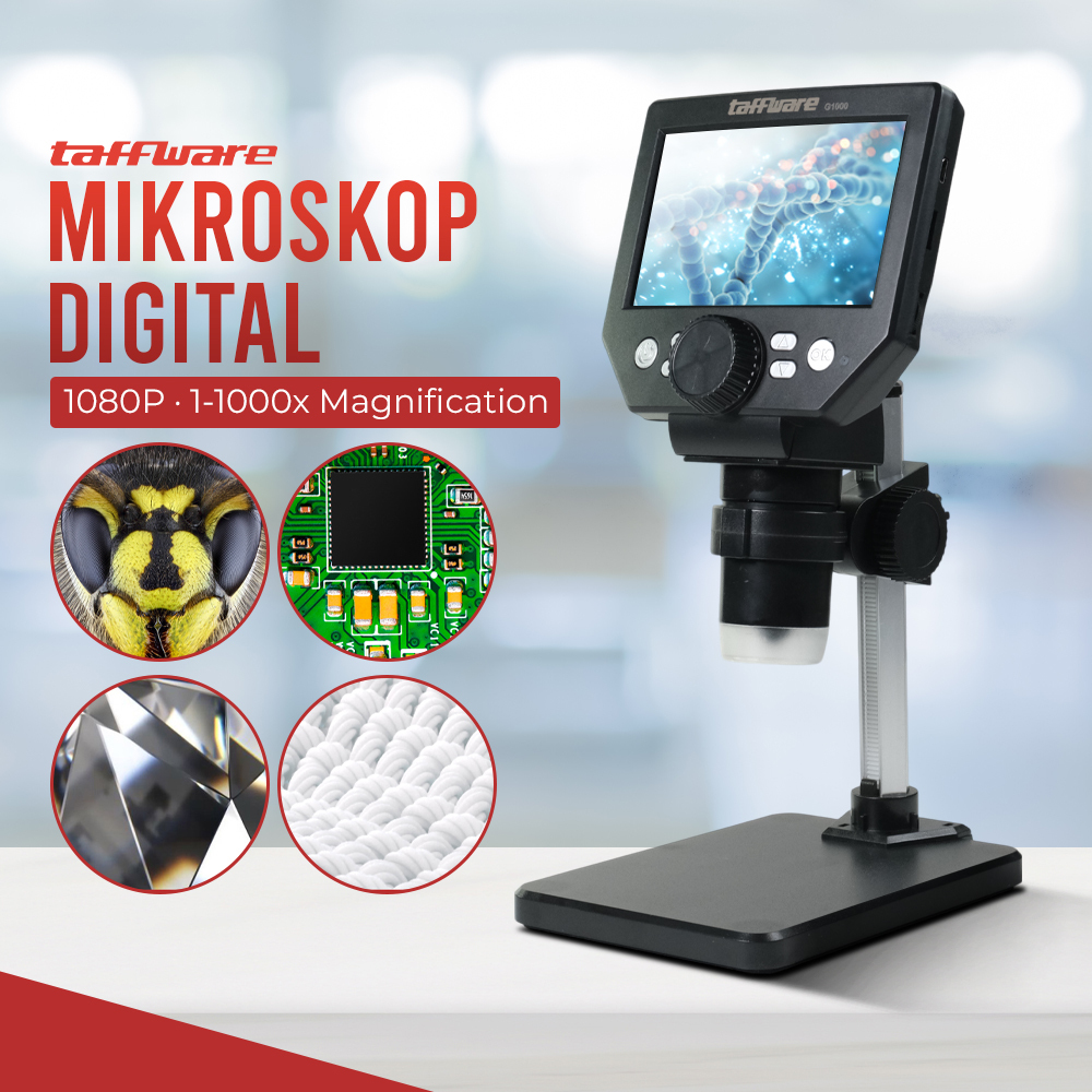 Jual Mikroskop Digital USB 1080P dengan Monitor and Stand mikroskop ...