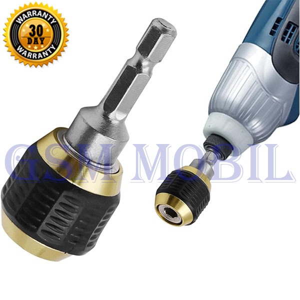Jual Adaptor mata Bor Quick Change Chuck Heksagonal 60mm Pos yang ...