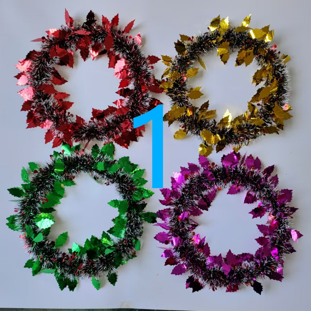 Jual Ring Krans Daun Cherry Slinger Imlek Natal Lebaran Grosir Ornamen ...