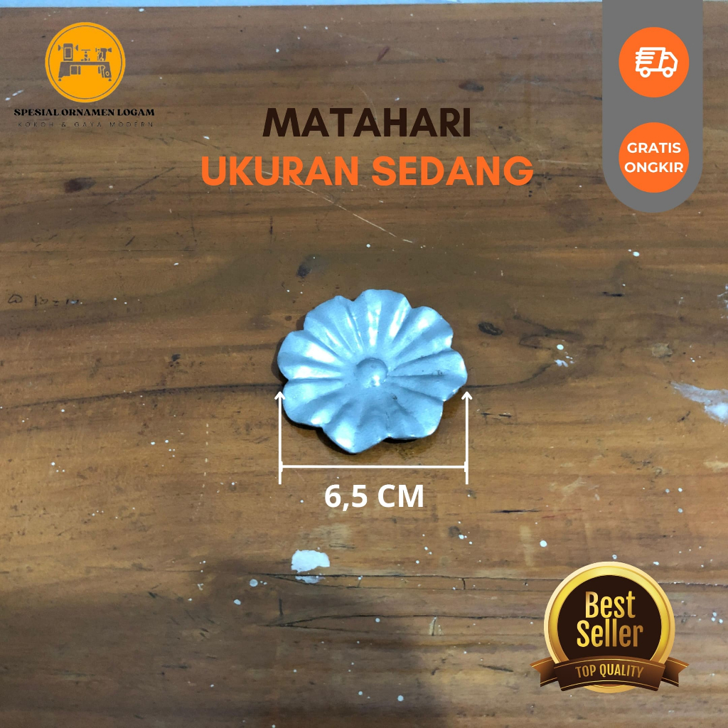 Jual Bunga matahari besi plat ornamen tralis pagar besi tempa ...