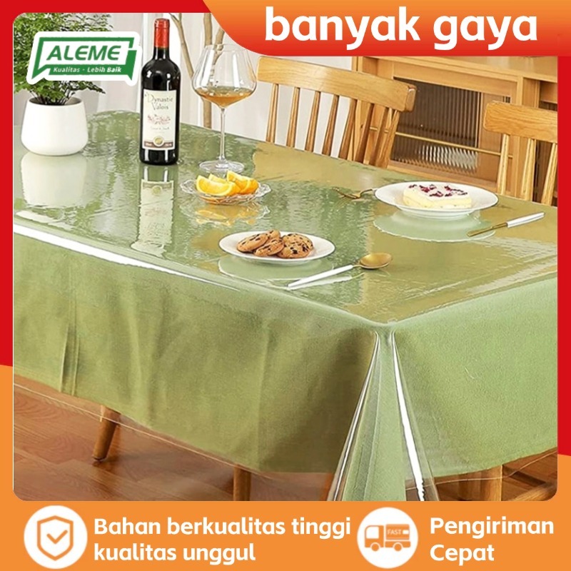Jual Taplak Meja Bening/Plastik Mika Meteran/Plastik Mika Lemas Meteran | Shopee Indonesia