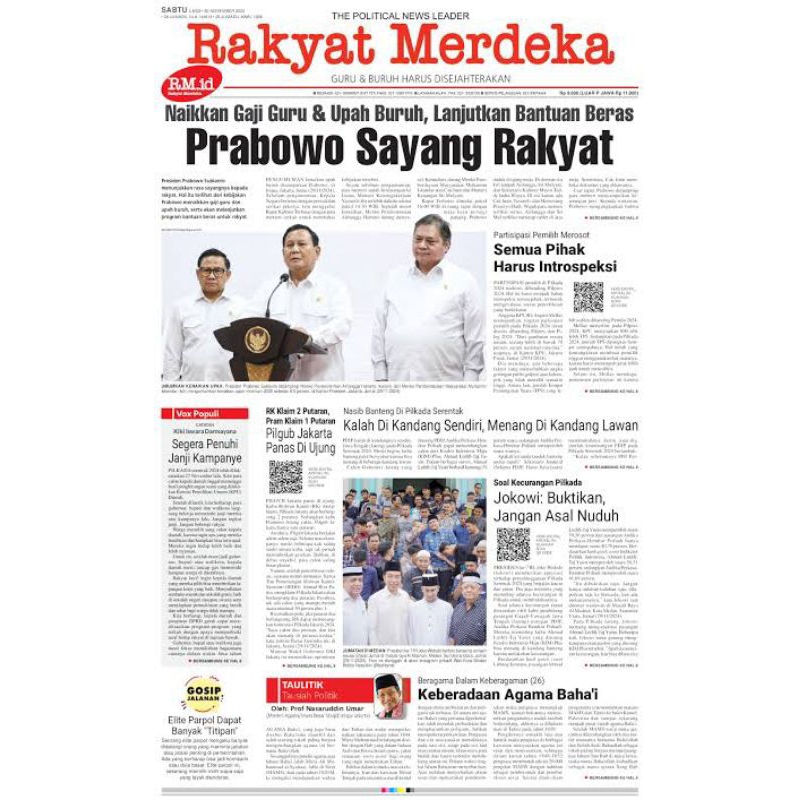Jual KORAN RAKYAT MERDEKA (EDISI HARIAN) | Shopee Indonesia