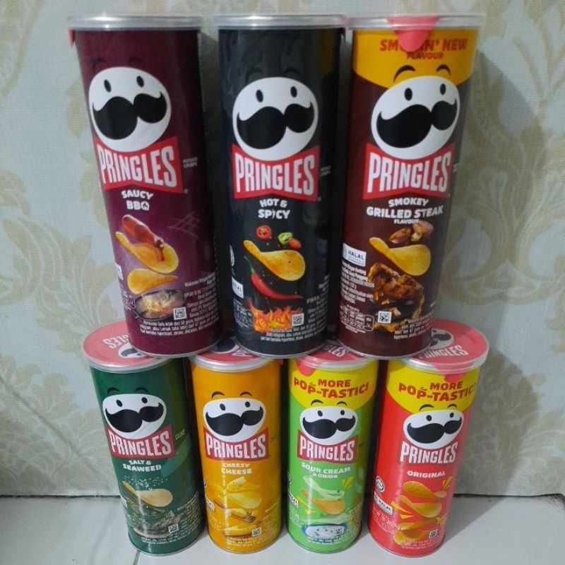 Jual Pringles 102gr EXP Terbaru Snack Kentang (Aman? Tambah Double ...