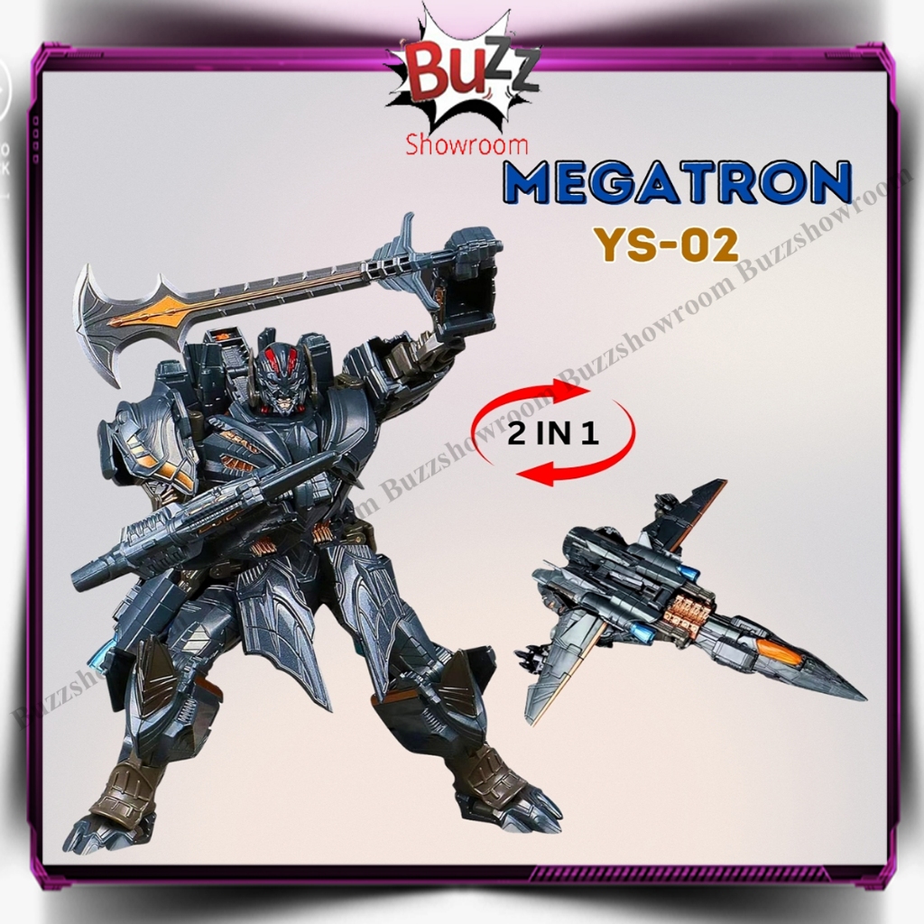Jual Action Figure YS-02 Transform Deformation Mainan Robot Megatron ...