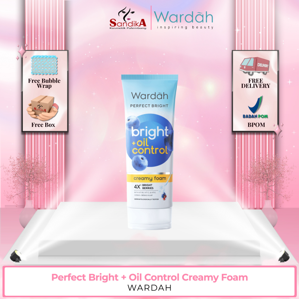 Jual Wardah Perfect Bright Creamy Foam Bright+Oil Control | Shopee ...