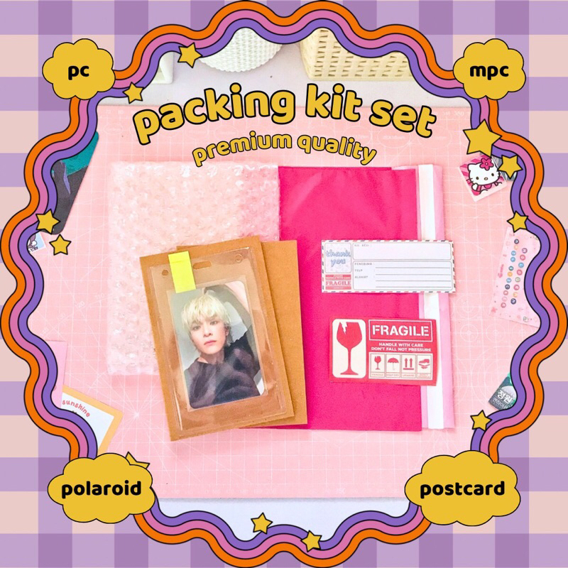 Jual Paket Set Bahan Perlengkapan Kebutuhan Packing PC Photocard MPC ...