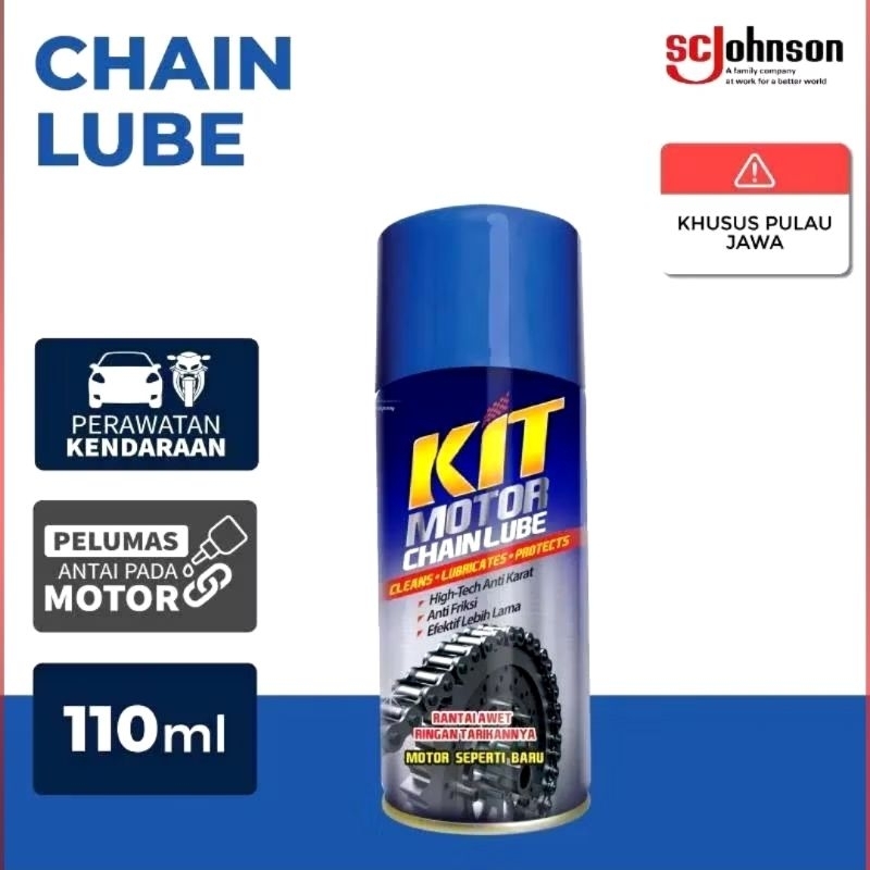 Jual KIT SPRAY GEAR RANTAI SEPEDA MOTOR AEROSOL ANTI KARAT FRIKSI 110ML ...