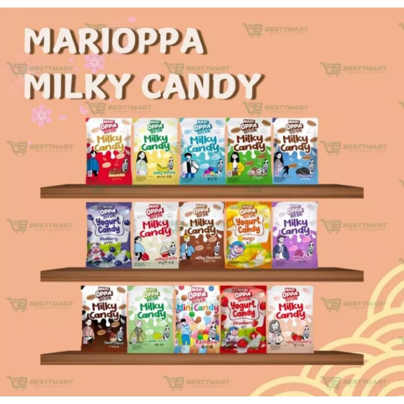 Jual Mari Oppa Candy | Permen Susu Korea berbentuk Renceng berisi ...