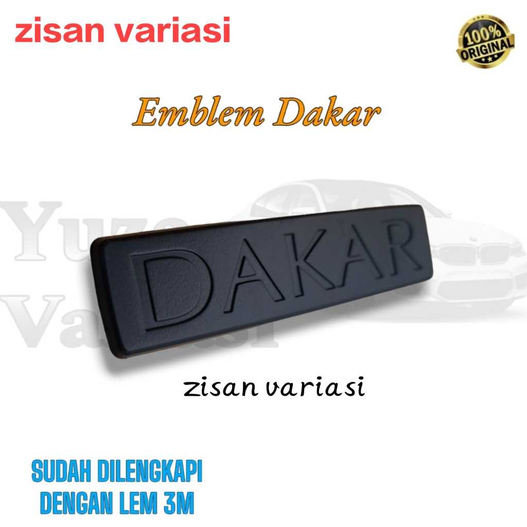 Jual Emblem Tulisan DID Hitam Doff Original Pajero Sport Mitsubishi ...