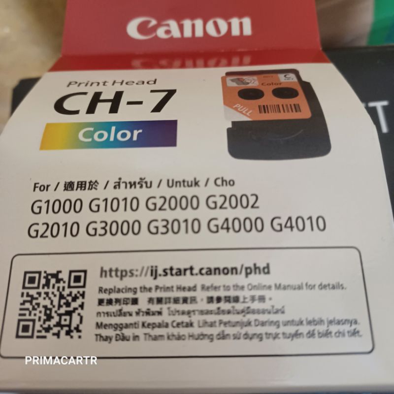 Jual Canon Print Head CH-7 Color G1000 G1010 G2002 G2010 G3000 G3010 ...