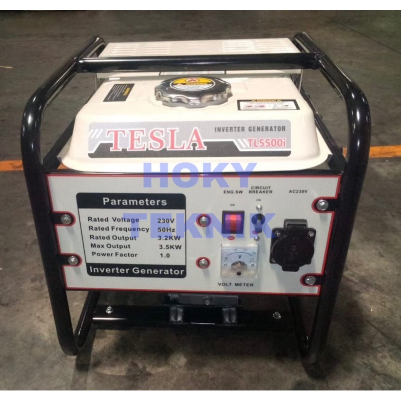 Jual Genset Inverter 3500 Watt Genset Inverter 3200 Watt Tesla TL5500i ...